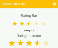 Rating Bar in Flutter - FlutterCore